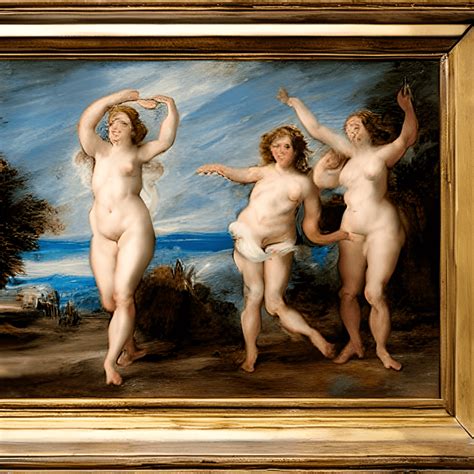 As Três Graças de Peter Paul Rubens 1635 Creative Fabrica