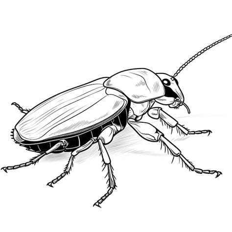 Página para colorear de insectos Foto Premium