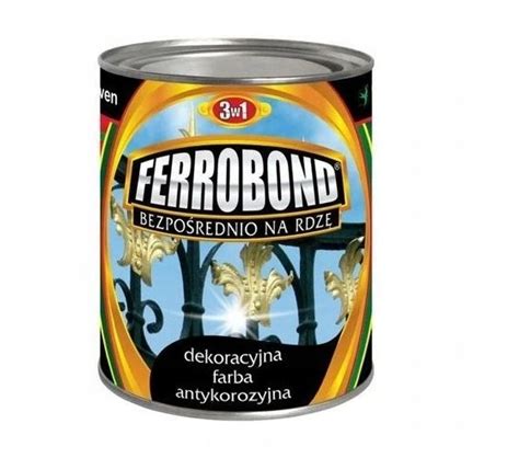 Ferrobond Br Zowy L Ral Farba Antykorozyjna Bezpo Rednio Na Rdz