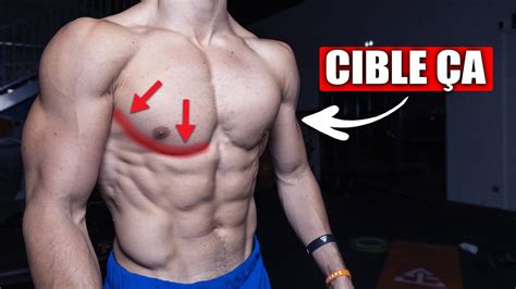 PECTORAUX DU BAS 3 MEILLEURS EXERCICES YouTube
