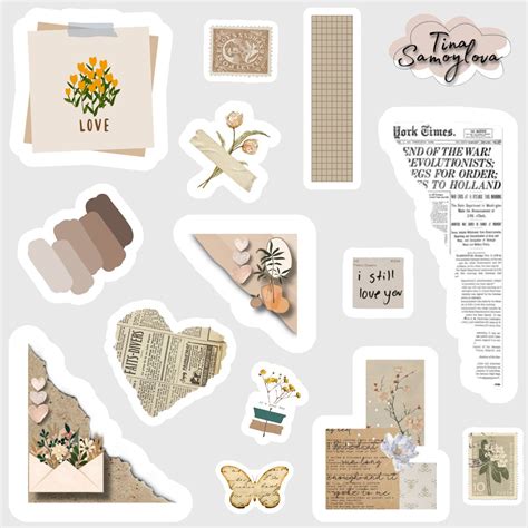 Vintage Stickers Pegatinas Imprimibles Pegatinas Para Imprimir