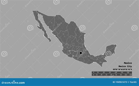Ubicación Del Estado De Michoacán En México Nivel Biológico Stock de