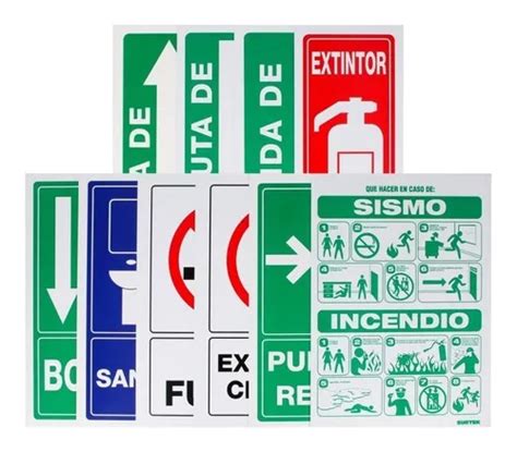 Juego Se Alamientos Surtek Seguridad Proteccion Civil Pzs Mercadolibre