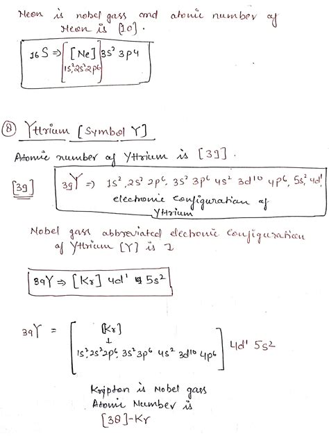 Solved Write The Full Electron Configurations For The Following