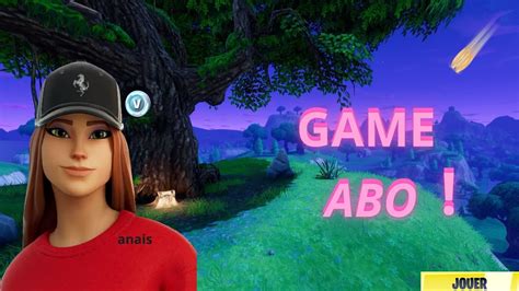 LIVE FORTNITE FR GAME ABO PS5 GIRL CREATIF FIGHT MINI
