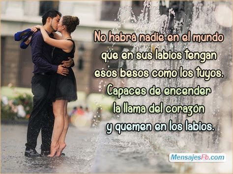 Imagenes Con Frases De Besos Romanticos Mensajes Para Amor Postales