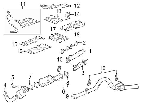 Chevrolet Express 3500 Exhaust Muffler 23106793 GM Parts Wholesale