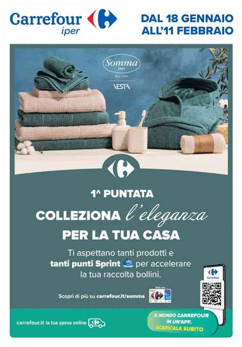 Volantino Carrefour Collezione Somma Dal Gennaio Al Febbraio