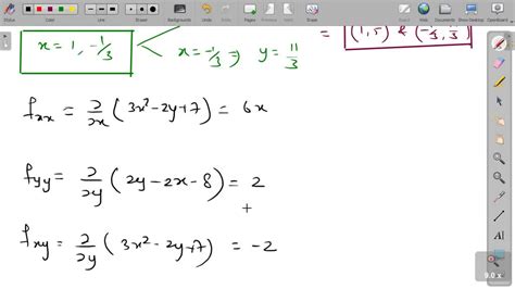 solved find the critical point s of the function then use the second derivative test to