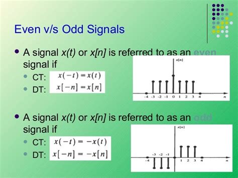 signals and classification