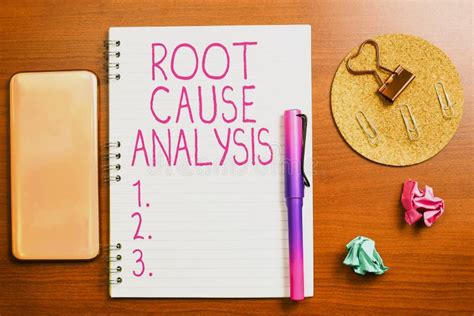 Text Caption Presenting Root Cause Analysis Conceptual Photo Method Of