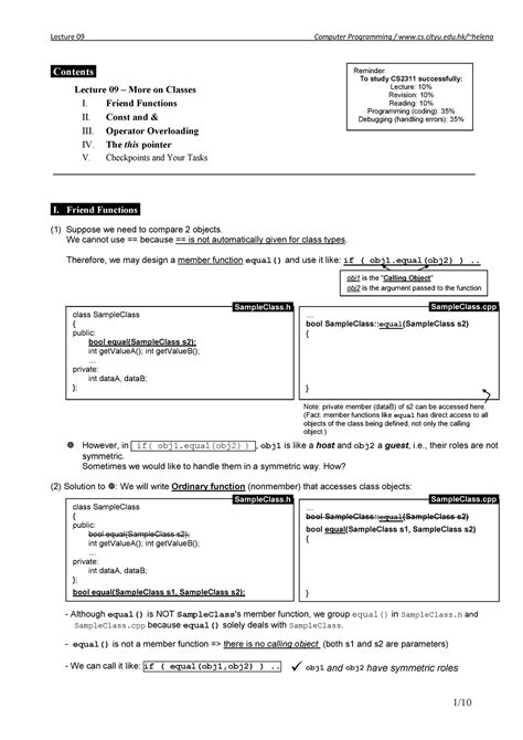 Lec09 Lecture Notes 9 Warning TT Undefined Function 32 Contents