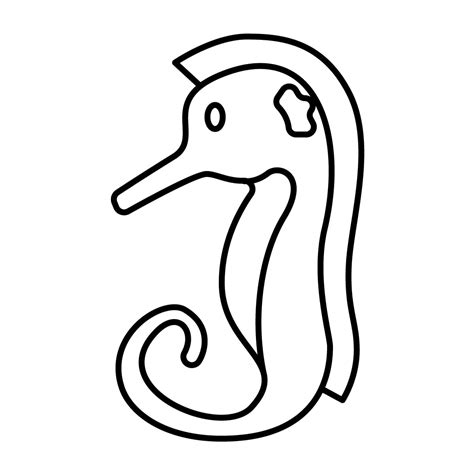 Dibujo De Caballito De Mar Para Colorear E Imprimir Dibujos Y Colores