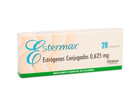 Estermax 0 625Mg Tabletas Caja X28Tab Chalver Estrógenos Conjugados