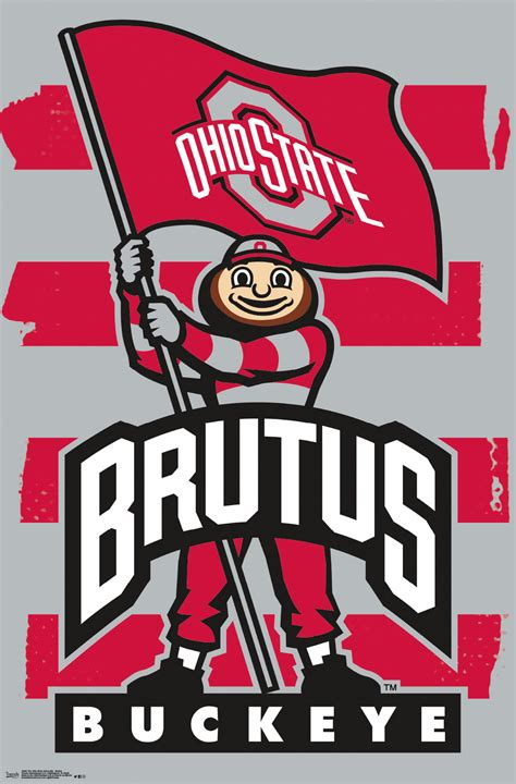 Trends International Ohio State Buckeyes Poster Walmart