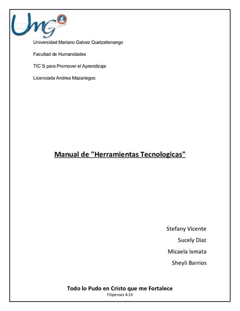Calaméo Manual de Herramientas Tecnológicas