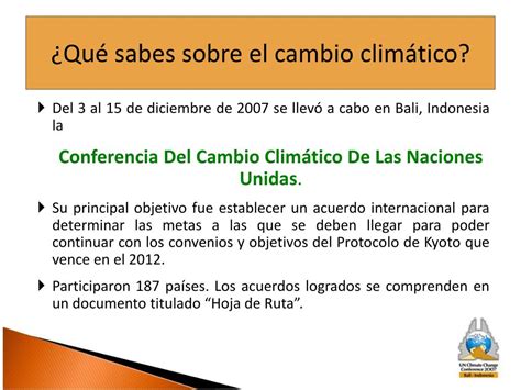 PPT El cambio climático PowerPoint Presentation free download ID