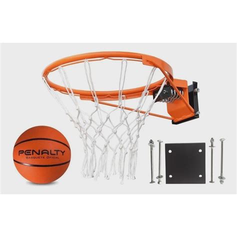 Aro De Basquete Oficial Retr Til C Molas E Rede Flange Bola No