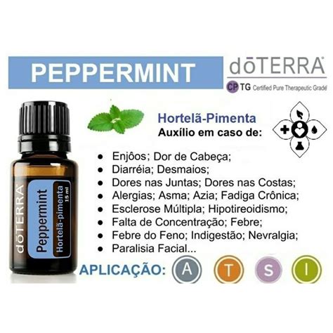 Óleo essencial peppermint 5 ml Shopee Brasil