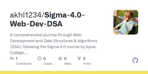 Github Akhl Sigma Web Dev Dsa A Comprehensive Journey