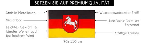 Niedersachsen Flagge günstig kaufen PHENO FLAGS