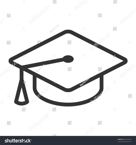 Graduation Cap Outline SVG Graduation SVG Graduation Cap 44 OFF