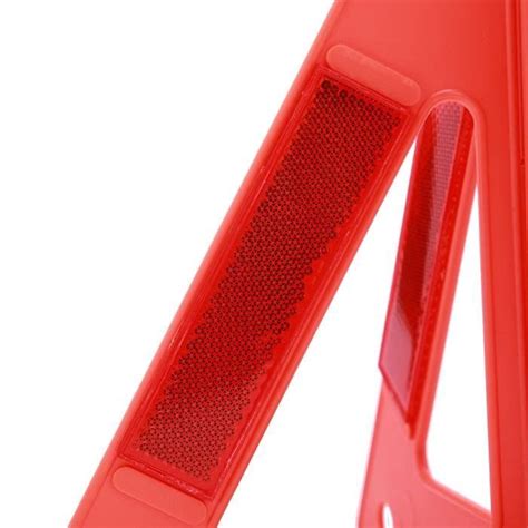 HURRISE signe de Triangle pliable Panneau d arrêt routier de sécurité d