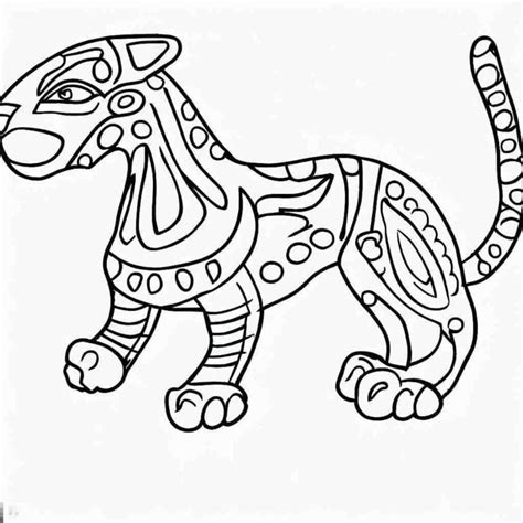 Dibujos De Alebrijes Para Colorear Faciles De Hacer Adelante
