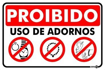 Placa Proibido Adornos R 6 00 Em Mercado Livre