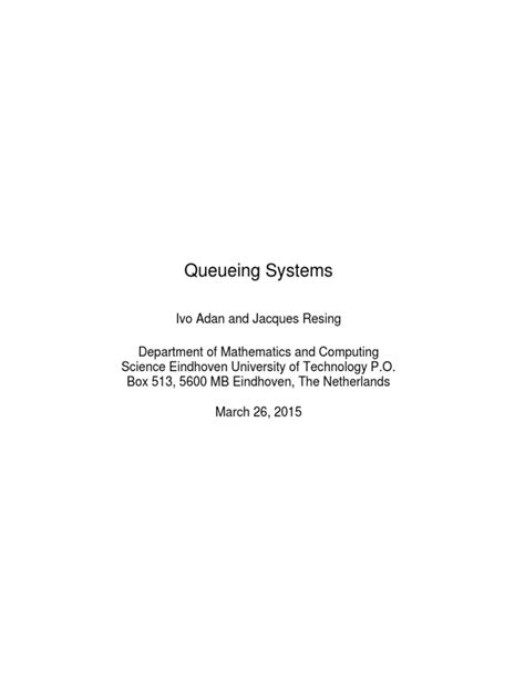 queueing pdf mean markov chain