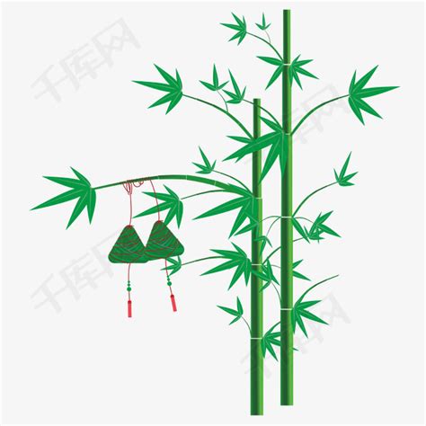 端午节粽子竹子竹叶绿色素材图片免费下载 千库网