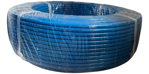 100 Mts Mangueira Tubo De Poliuretano Pu 6mm Azul Pneumática