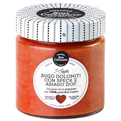 Sugo Dolomiti Con Speck E Asiago D O P Cascina San Cassiano