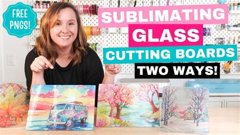 How To Sublimate Glass Cutting Boards Two Ways YouTube