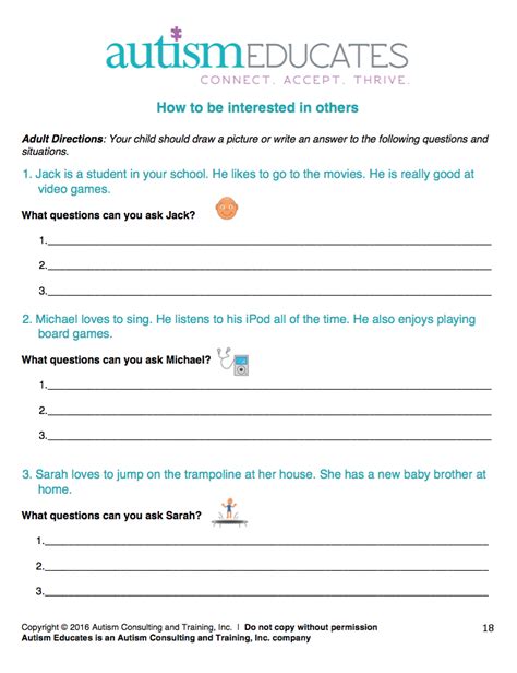 13 Printable Social Skills Worksheets Templates Worksheets Library
