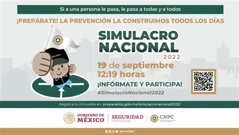 A Qu Hora Ser El Simulacro Nacional Este Lunes De Septiembre