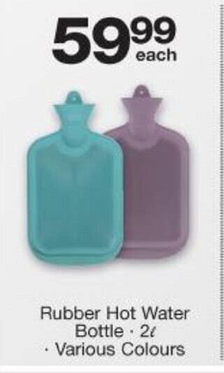 Rubber Hot Water Bottle 2L Offer At Checkers