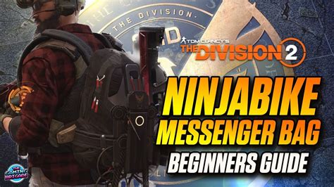 THE NINJABIKE MESSENGER BAG RETURNS THE DIVISION 2 New Season 11