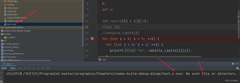 Cmake Build Debug Mingw Test C Exe No Such File Or Directory Make