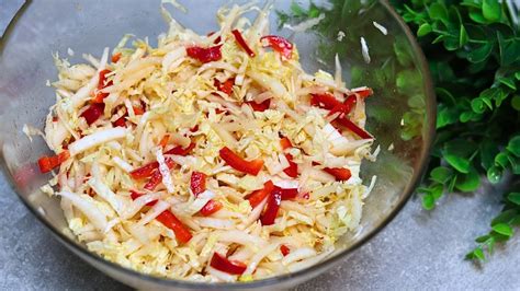Leckerer Chinakohl Salat in 5 Minuten Ich werde nie müde den Salat zu