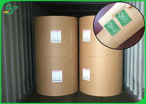 High Stiffness Brown Kraft Paper Roll Grade AAA Recycled Kraft Paper Roll