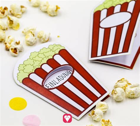 Basteln Kino Gutschein Vorlage Welcome To The Movies Kinogutschein