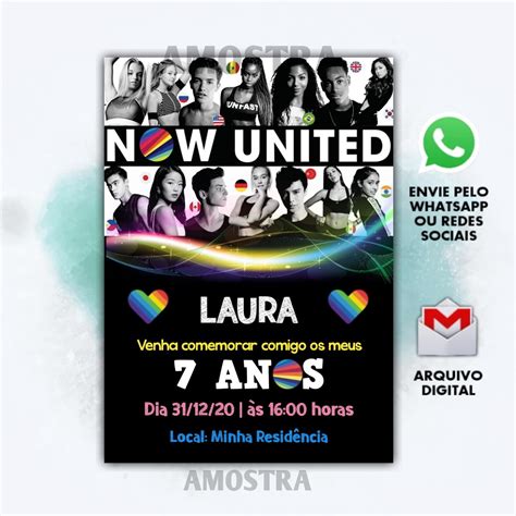 Convite Digital Now United Elo Produtos Especiais
