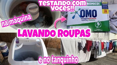TESTEI PELA 1 VEZ SABÃO EM PÓ OMO Sanitiza e Higeniza LAVANDO ROUPAS