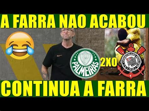 NETO PERDE A LINHA AO VIVO APOS PALMEIRAS 2 X 0 CORINTHIANS A FARRA