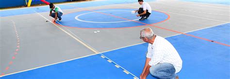 Demarcação De Quadra Poliesportiva Master Plate