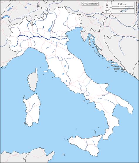 Lannaronca Cartina Muta Italia