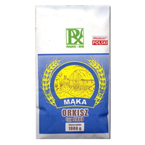 Radix bis Mąka orkiszowa typ 2000 1kg Torimpex Toruń