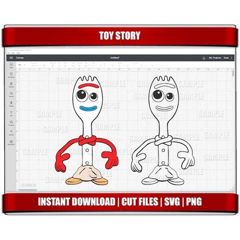 Forky Svg Toy Story Svg Buzz Svg Toy Story Png Clipart I Inspire