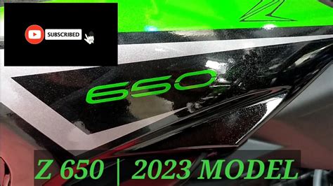 KAWASAKI Z650 LATEST MODEL 2023 YouTube